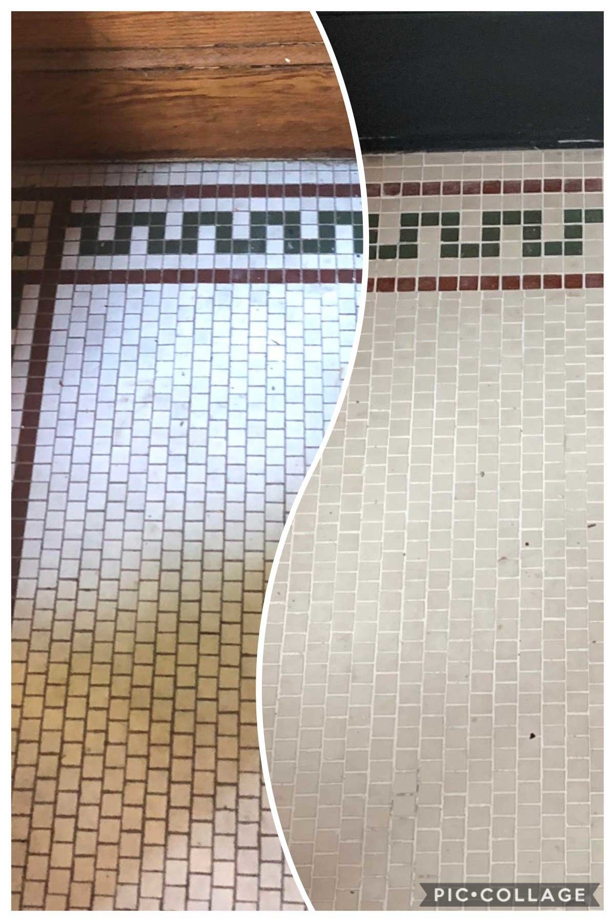 Color Seal and Re-grout - Titanium Grout Lines